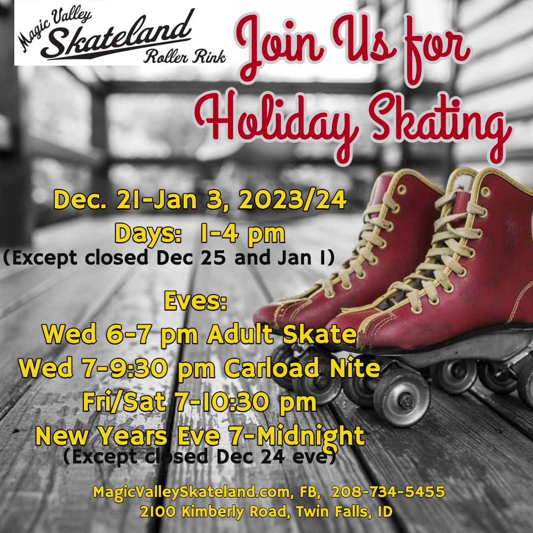 SKATELAND – Roller Skating Rink in Idaho, Since 1956
